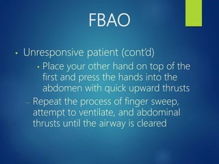 BASIC LIFE SUPPORT- BLS (CPR) -American Heart Association | PPT