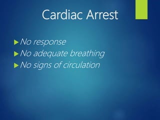 BASIC LIFE SUPPORT- BLS (CPR) -American Heart Association | PPT