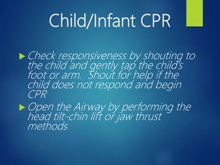 BASIC LIFE SUPPORT- BLS (CPR) -American Heart Association | PPT