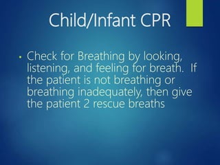 BASIC LIFE SUPPORT- BLS (CPR) -American Heart Association | PPT