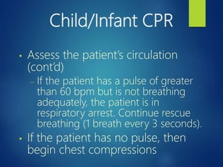 BASIC LIFE SUPPORT- BLS (CPR) -American Heart Association | PPT
