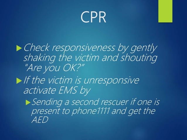 BASIC LIFE SUPPORT- BLS (CPR) -American Heart Association | PPT | First ...