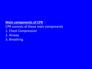 BASIC LIFE SUPPORT | PPT