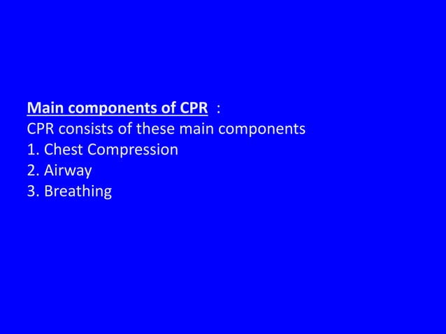 BASIC LIFE SUPPORT | PPT