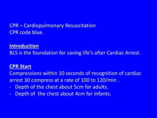 BASIC LIFE SUPPORT | PPT