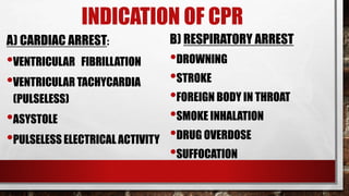 CARDIOPULMONARY RESUSCITATION | PPTX