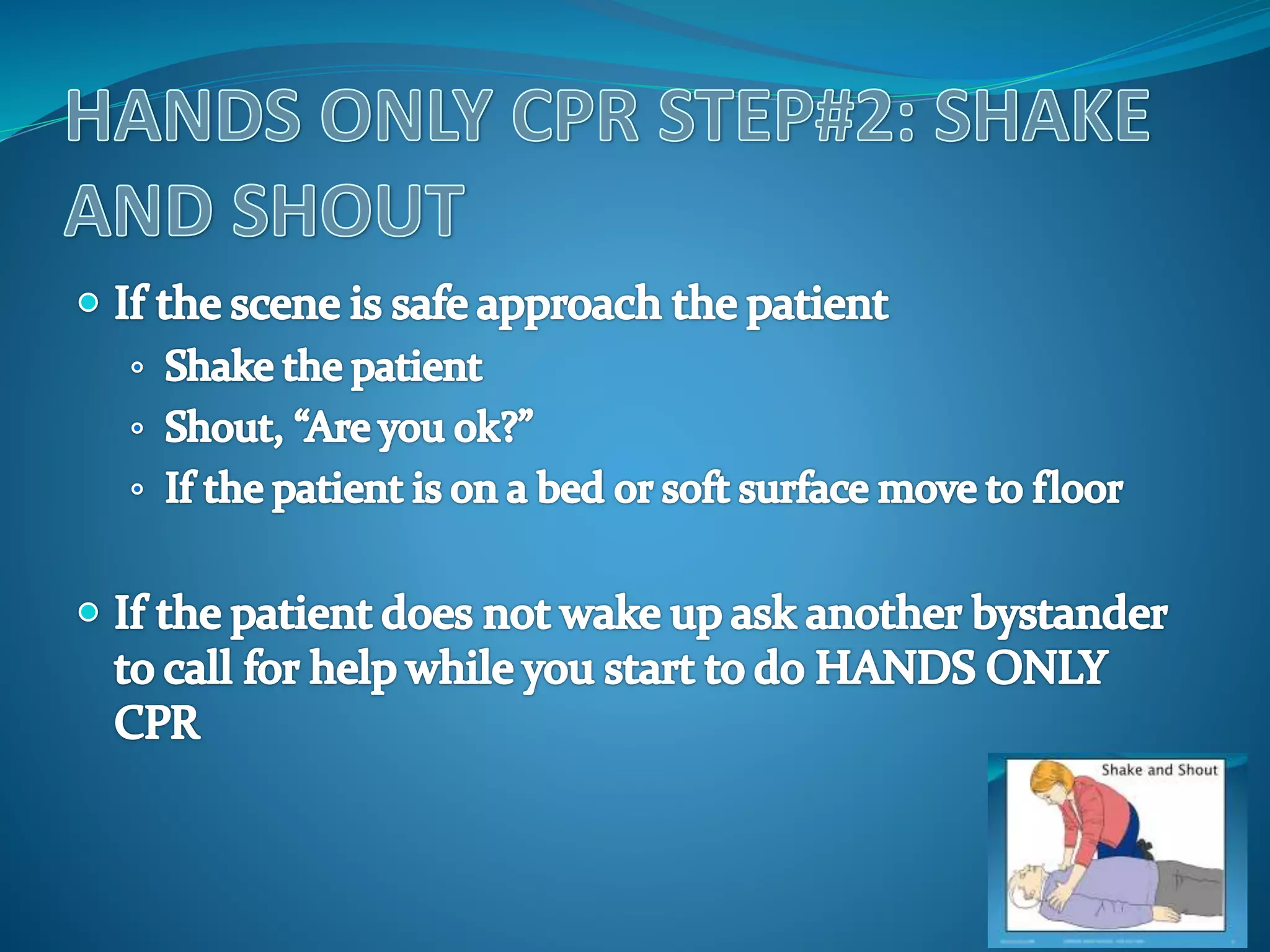 Cpr, choking, bleeding emergencies | PPTX
