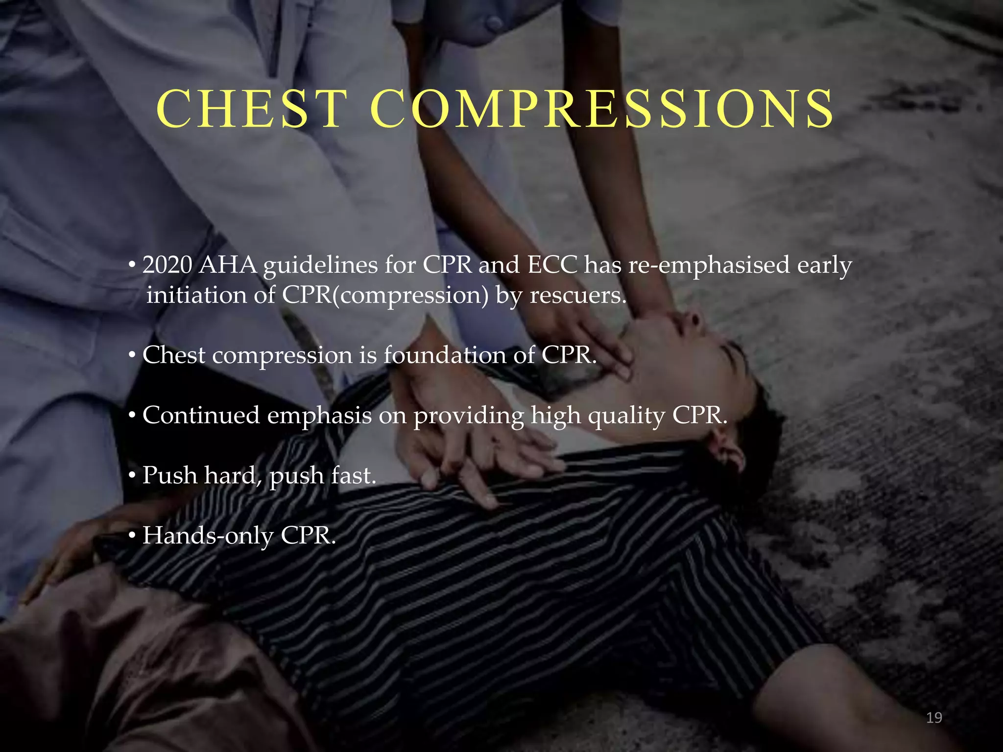 CPR: CARDIOPULMONARY RESUSCITATION- BLS & ACLS-2020 AHA UPDATE | PPTX