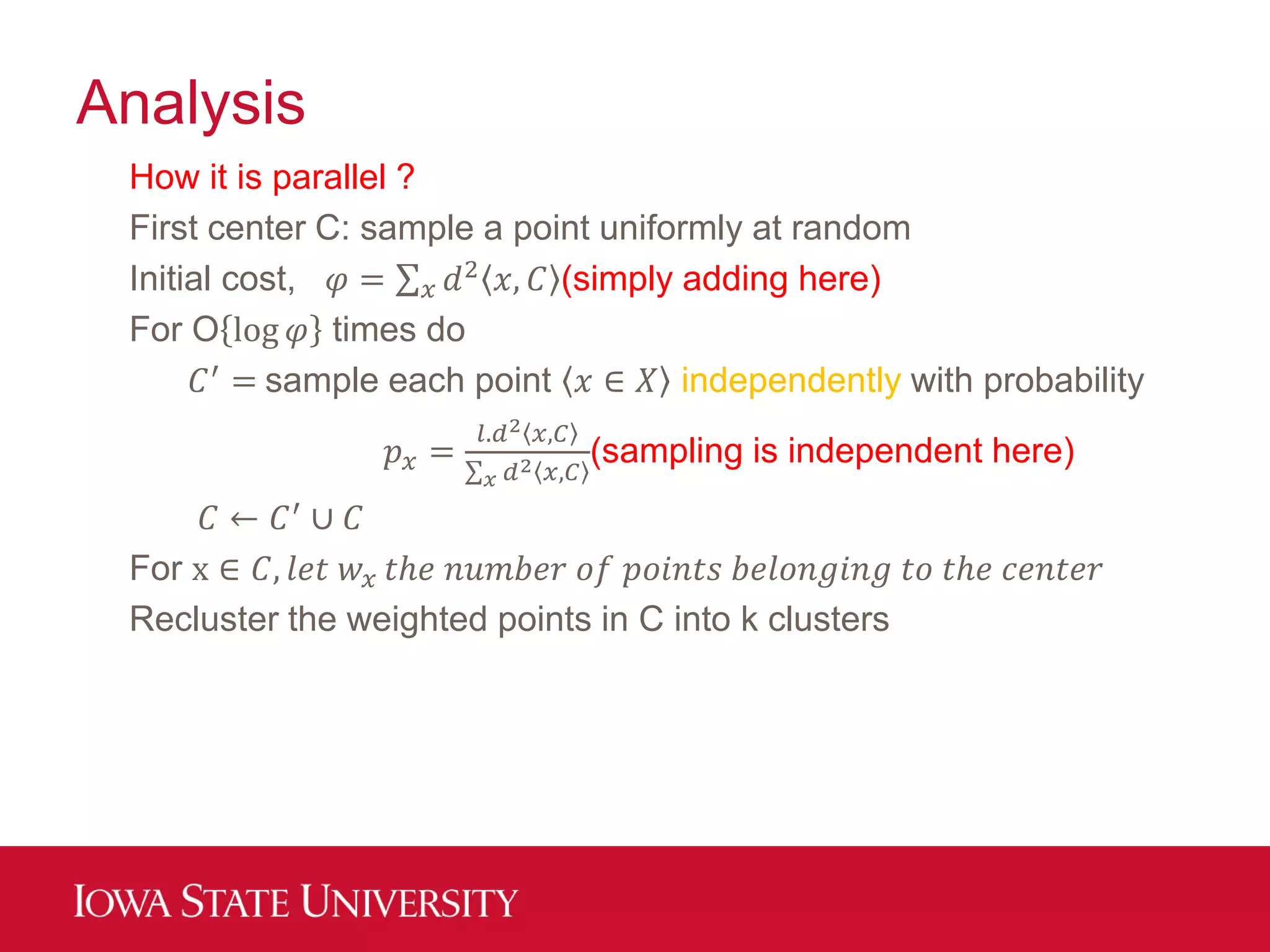 Scalable k-means plus plus | PPT