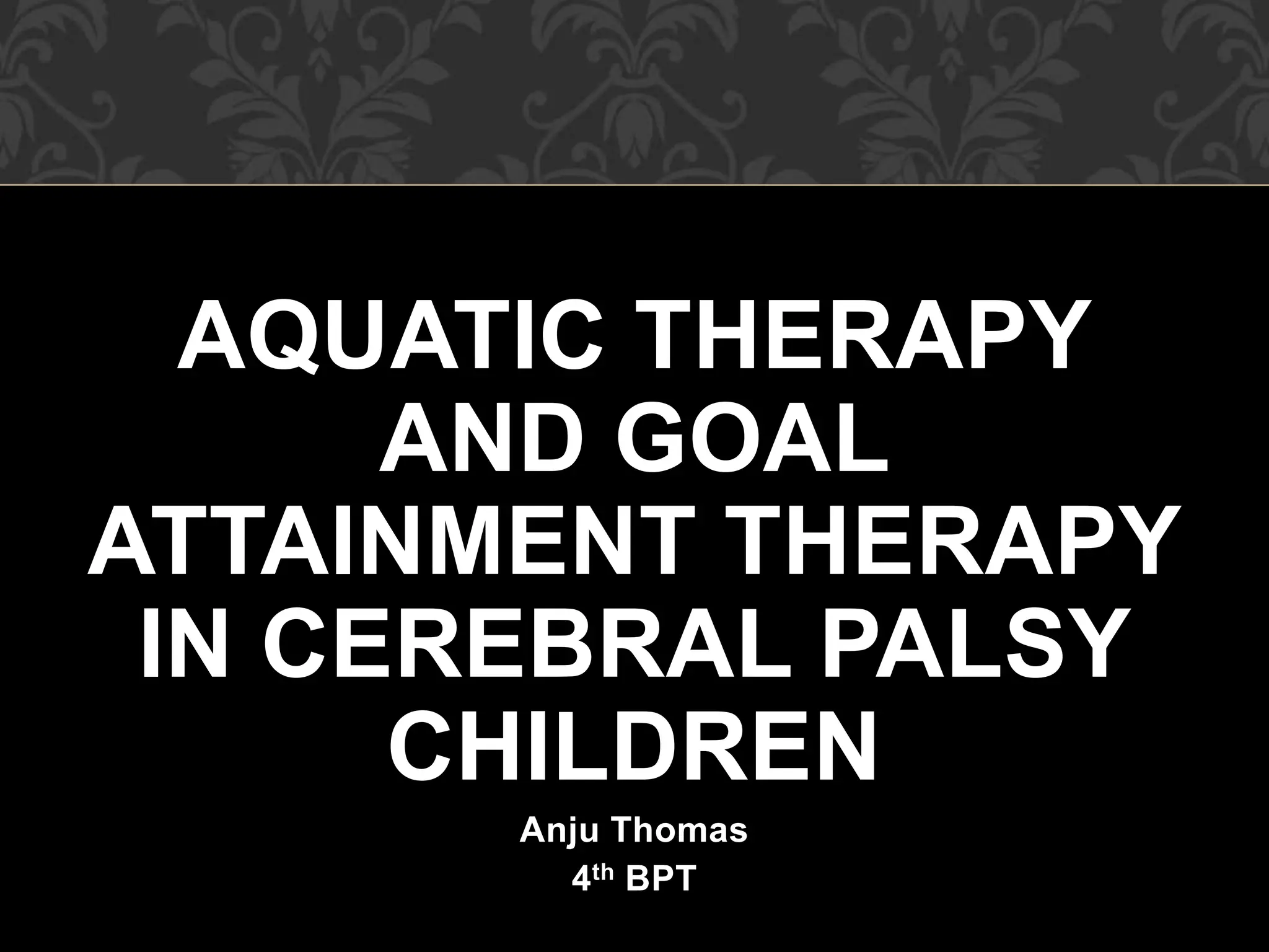 Cerebral palsy management PowerPoint pp | PPT