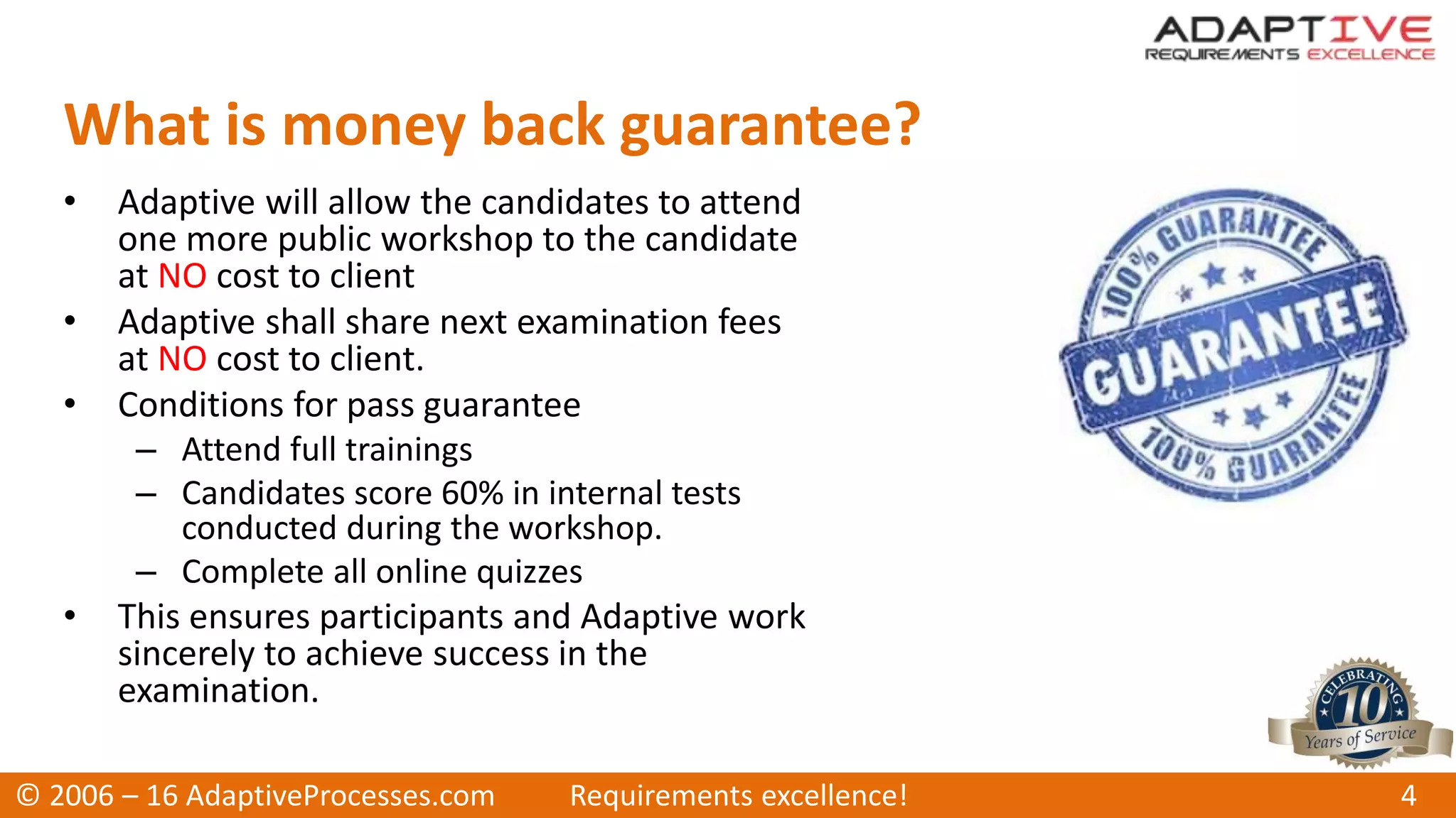 CPRE money back scheme | PPSX