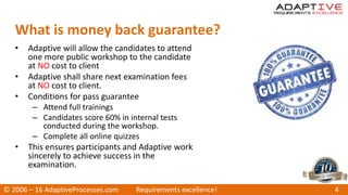 CPRE money back scheme | PPSX