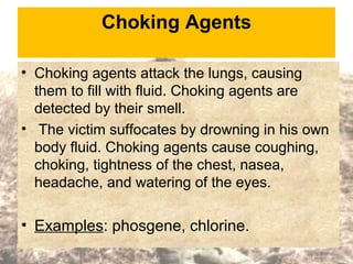 CHEMICAL WEAPONS AND ITS TYPES | PPT