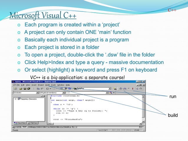 Presentation on C++ Programming Language | PPT