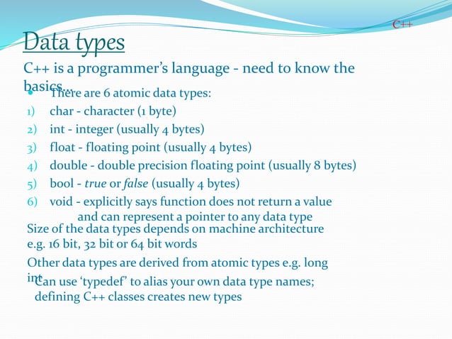 Presentation on C++ Programming Language | PPT
