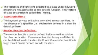 C++ presentation | PPTX