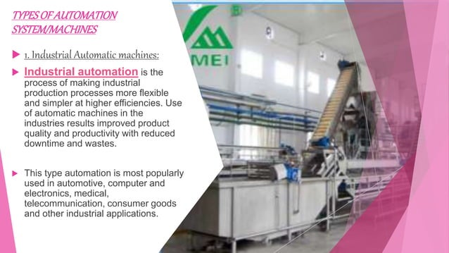 uses of c++ in automatic machines | PPT