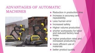 uses of c++ in automatic machines | PPT