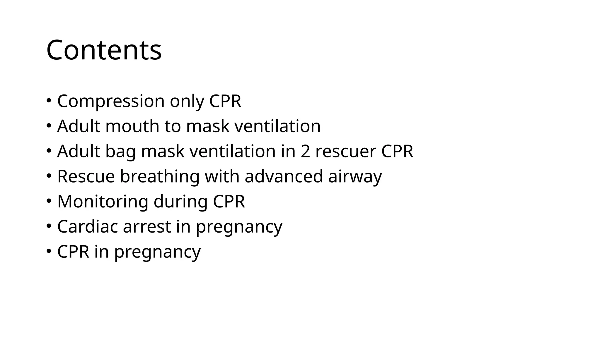Cardiac pulmonary resuscitation in humans | PPTX