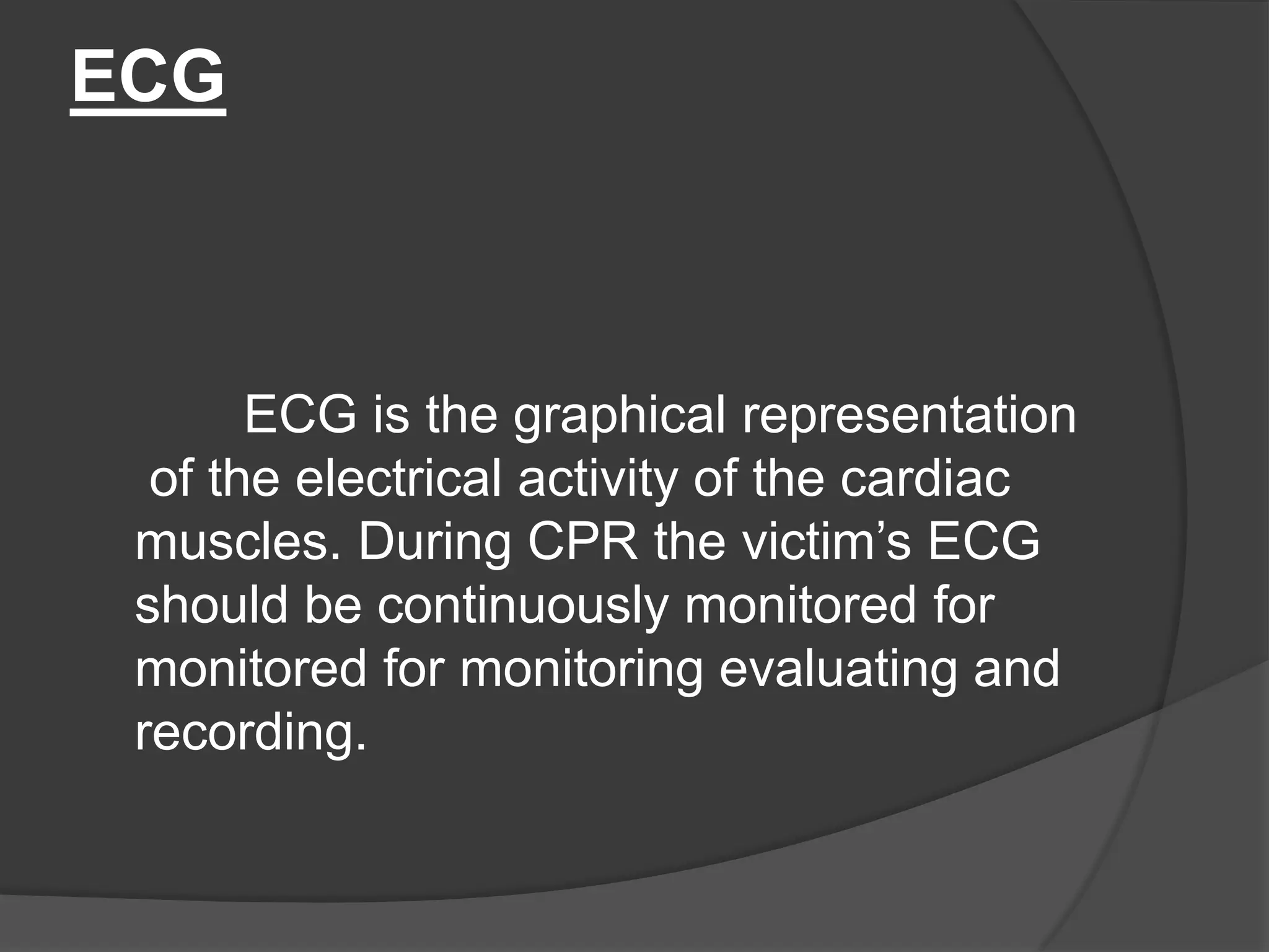 Procedure of providing cardio pulmonary resuscitation | PPT