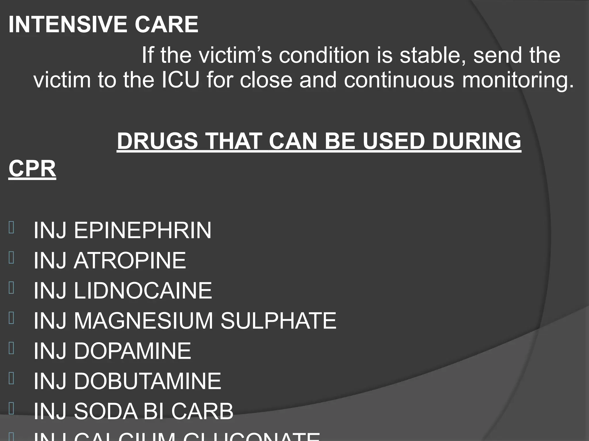 Procedure of providing cardio pulmonary resuscitation | PPT