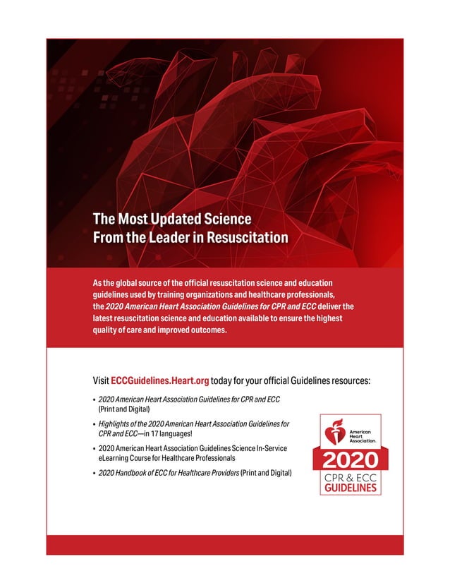 AHA ACLS BLS CPR Guideline 2020 | PDF | First Aid | Injuries