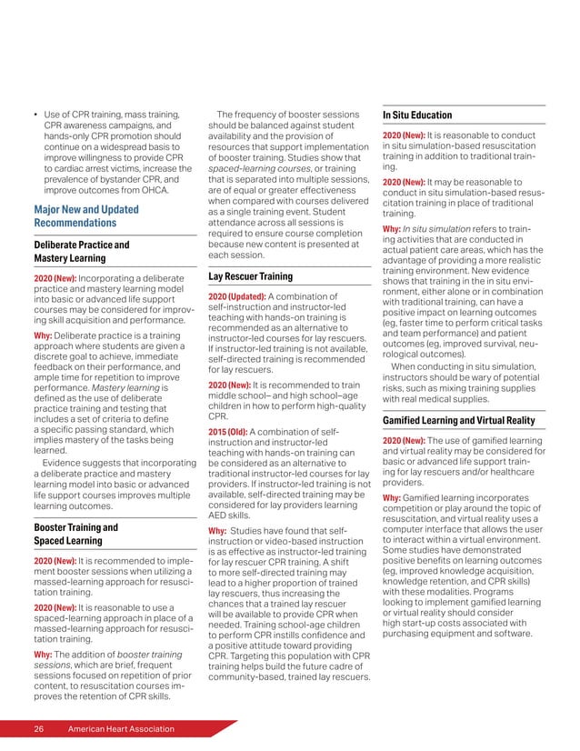 AHA ACLS BLS CPR Guideline 2020 | PDF | First Aid | Injuries
