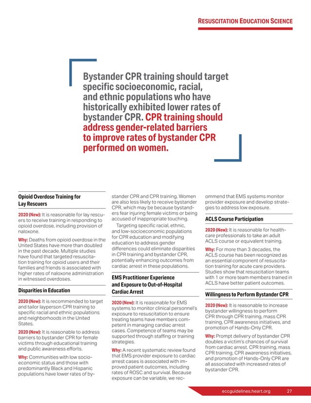 AHA ACLS BLS CPR Guideline 2020 | PDF | First Aid | Injuries