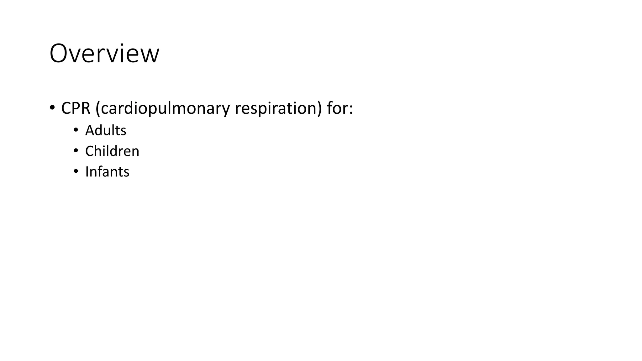 CPR Guidelines | PPTX