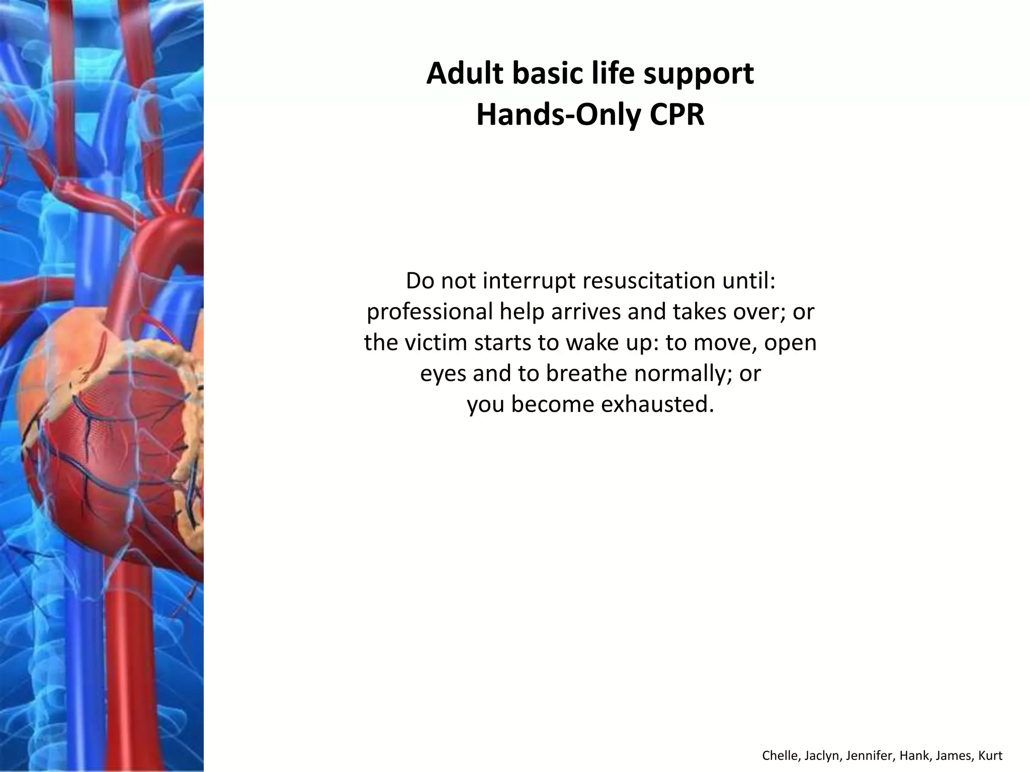 Cpr hands only | PPTX