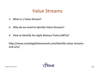 Value Streams and the Scaled Agile Framework | PPT