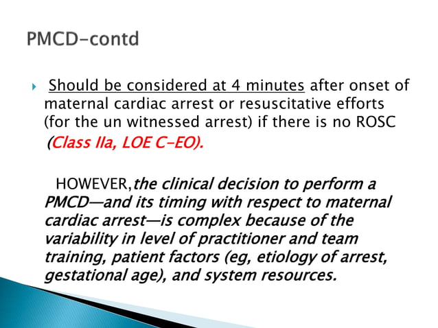Cpr in pregnancy | PPTX | Pregnancy | Reproductive Health