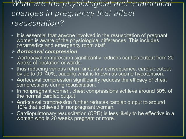 CPR in pregnant women anesthesia and ER.pptx