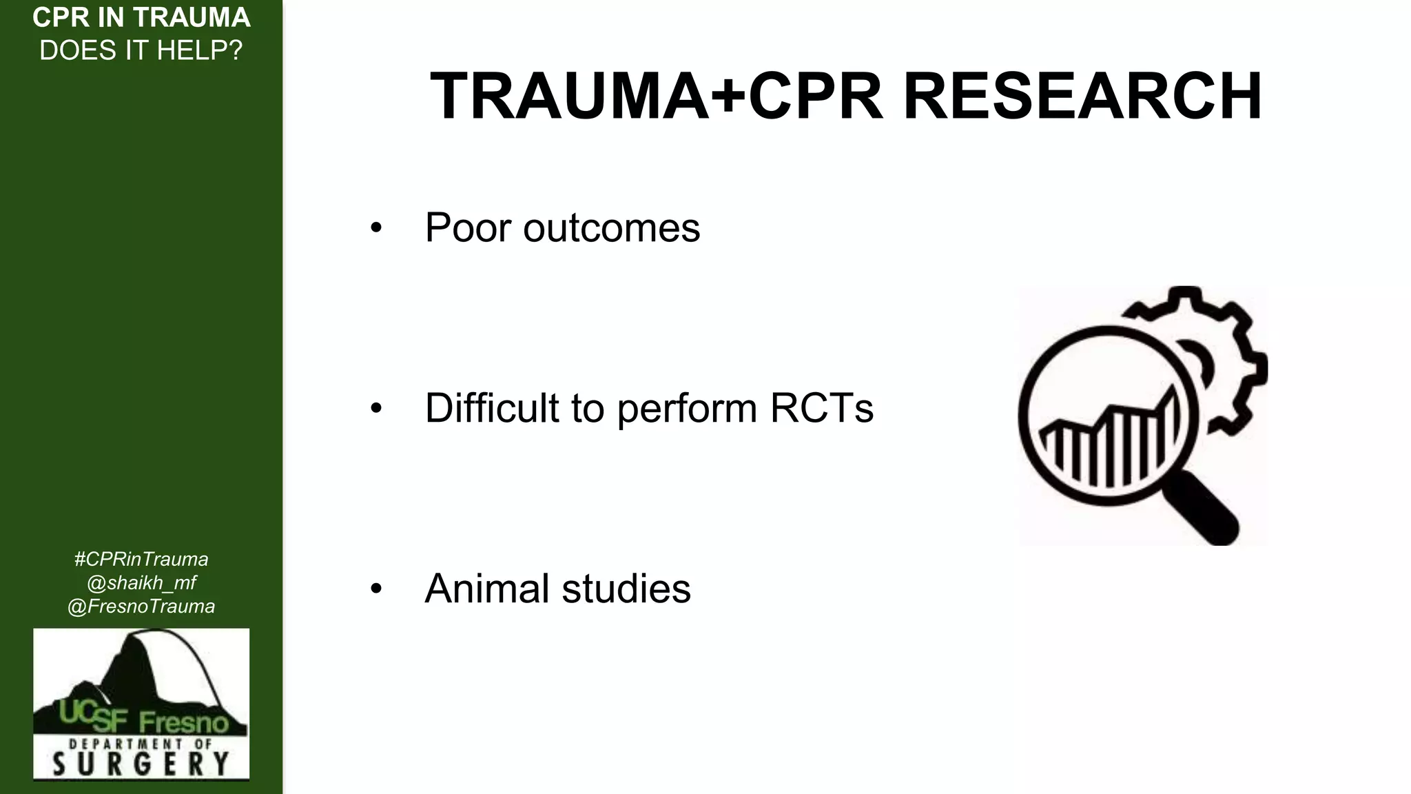 Cpr in trauma | PPTX