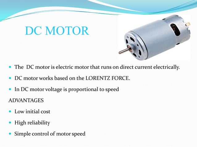 TO control the speed of DC Motor Simple Project | PPTX | Radio Control ...