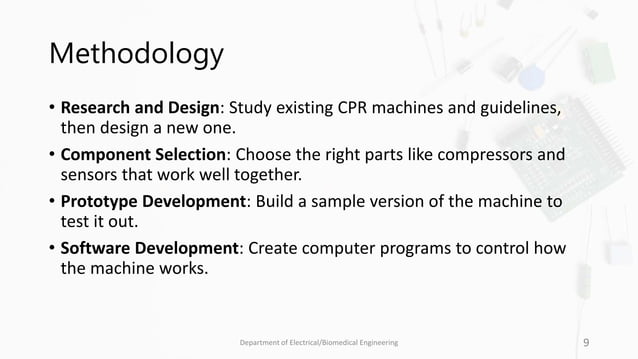 CPR machine FYP Mid Progress Presentation Template.pptx