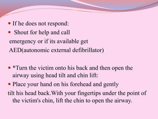 CPR (cardiopulmonary Resuscitation) 2015 | PPT