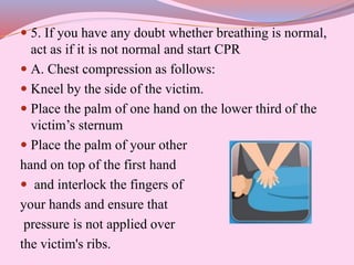 CPR (cardiopulmonary Resuscitation) 2015 | PPT