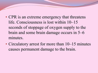 CPR (cardiopulmonary Resuscitation) 2015 | PPT