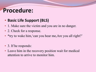 CPR (cardiopulmonary Resuscitation) 2015 | PPT