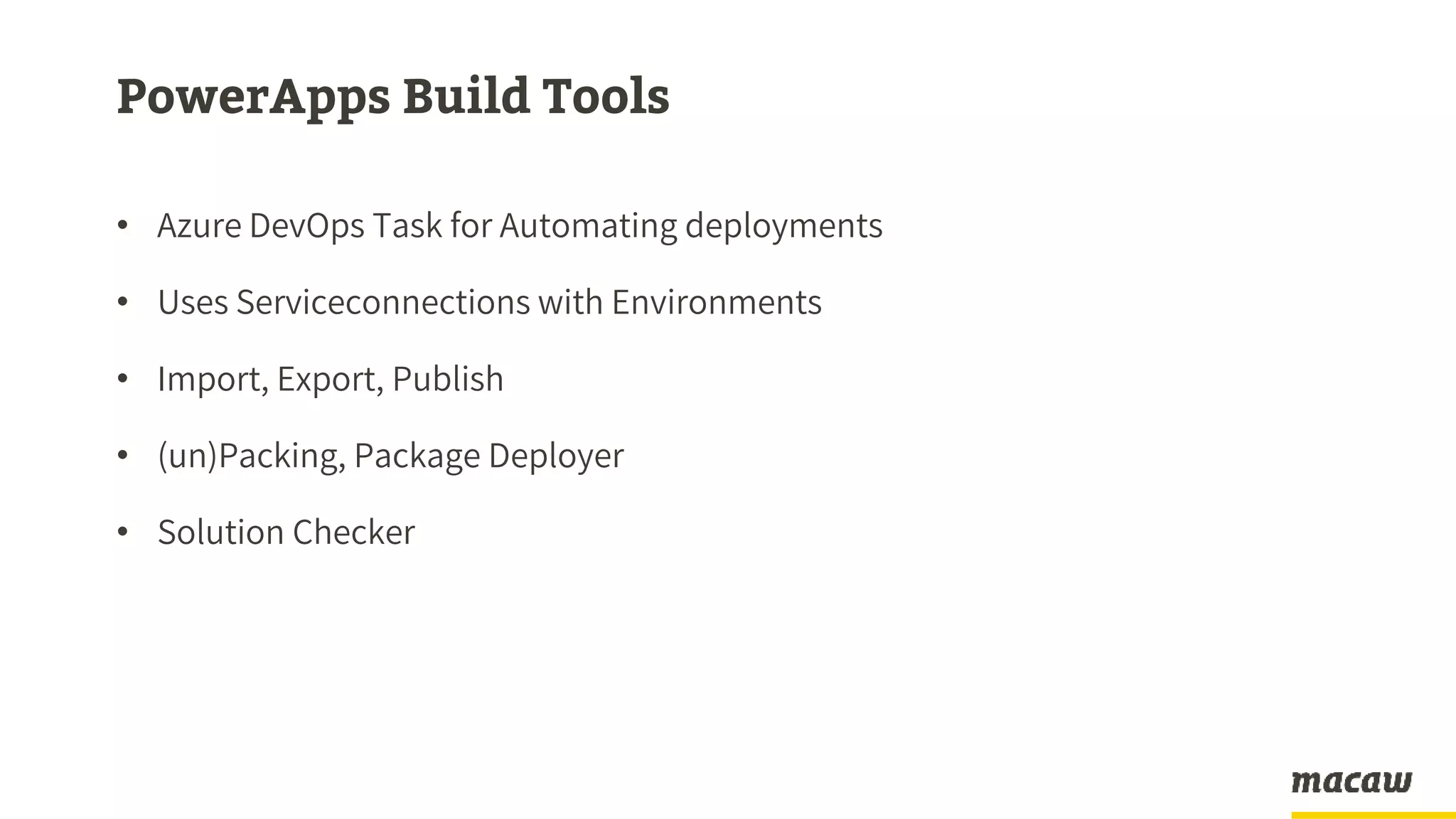 Azure Devops Build Tools for Powerapps | PPT
