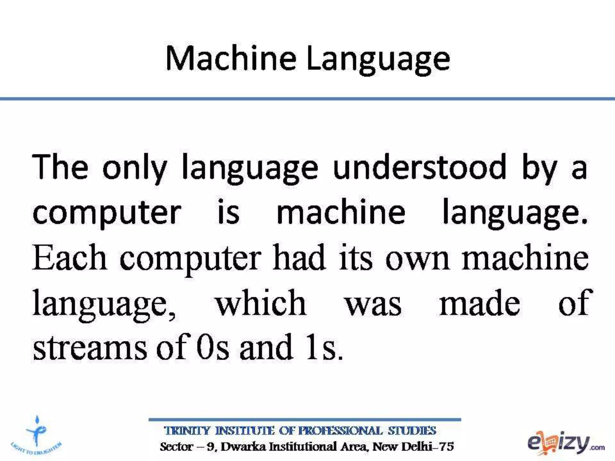 Programming Language using C- Mechanical Language | PPT