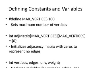 C_Program_Adjacency_Matrix_Explanation.pptx