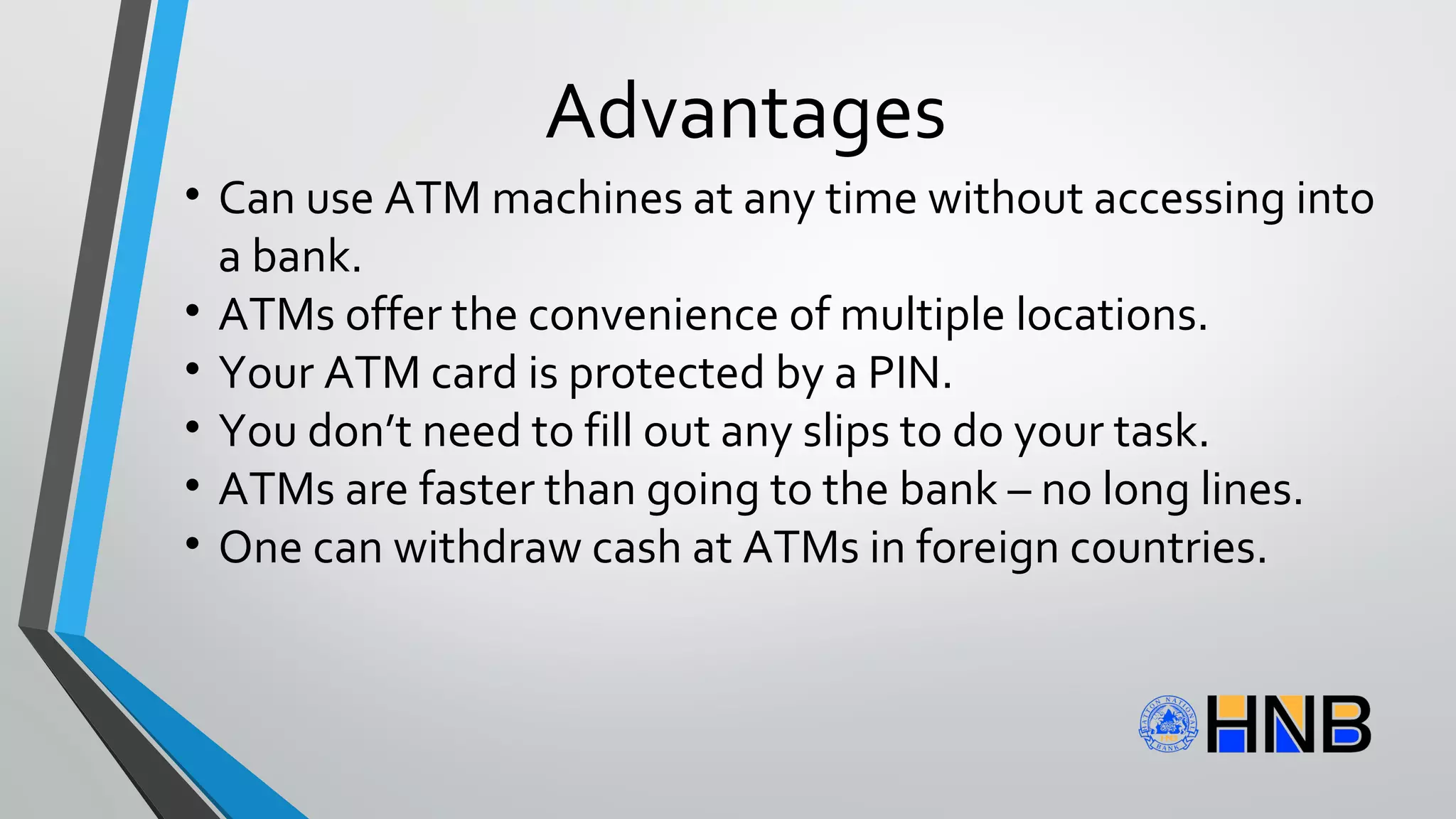 C program for hnb atm machine original - updated - [pys] | PPT