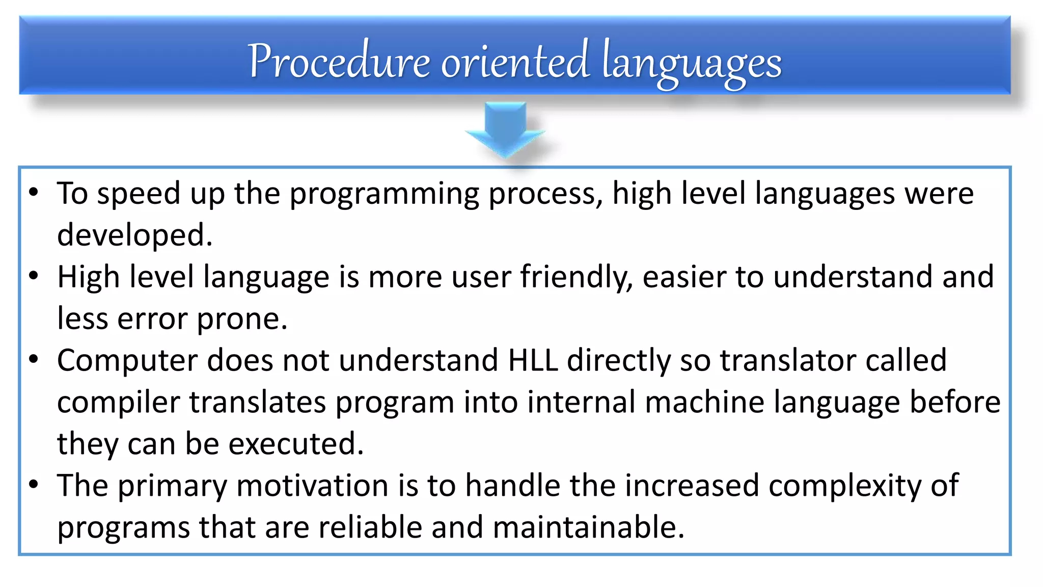 Types Of Programming Languages Pptx Programming Languages Computing 9384