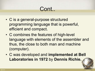 C programming | PPTX