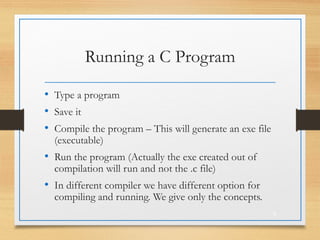 C programming | PPT | Programming Languages | Computing
