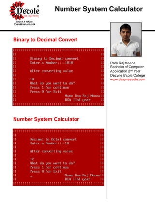 Ram Raj Meena C++ programming | PDF