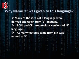 C programming Training in Ambala ! Batra Computer Centre | PPT