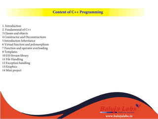 C++ programming | PPT
